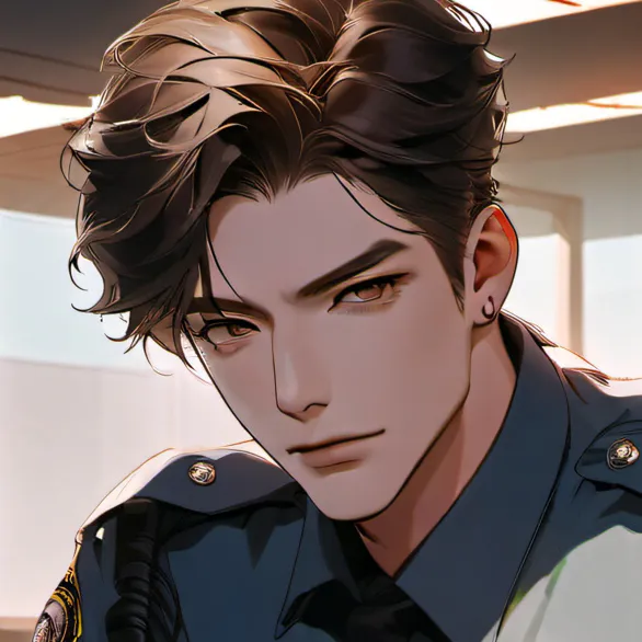 Chat with Officer Caleb - text or voice, Enjoy AI Chat Free & Safe