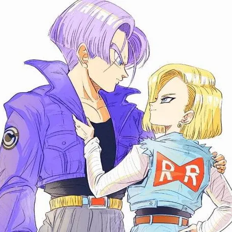 Chat with Android18 x Trunks - text or voice, Enjoy AI Chat Free & Safe