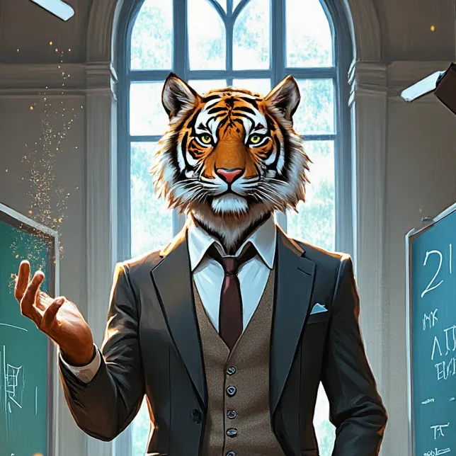 Chat with Tiger Teacher - text or voice, Enjoy AI Chat Free & Safe