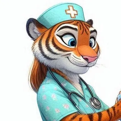 Chat with Tiger Nurse Sally - text or voice, Enjoy AI Chat Free & Safe