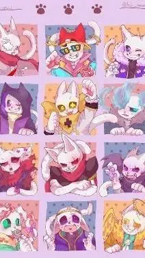 Chat with Sans au cats - text or voice, Enjoy AI Chat Free & Safe