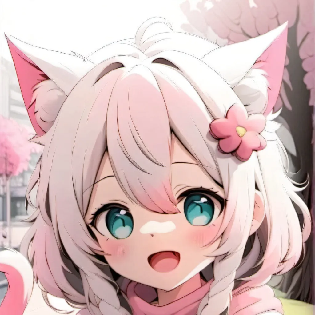 Chat with Cute catgirl - text or voice, Enjoy AI Chat Free & Safe