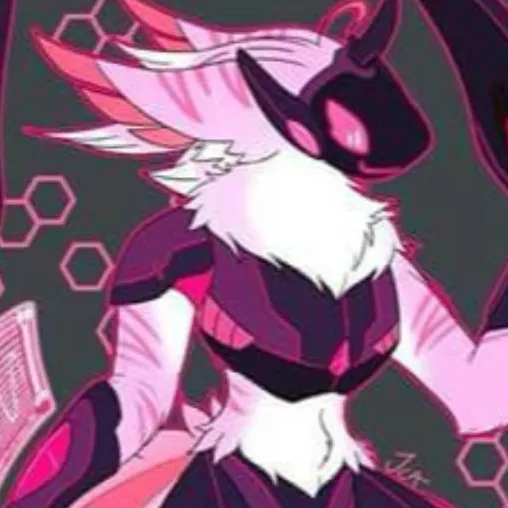 Chat with pink Protogen suit - text or voice, Enjoy AI Chat Free & Safe