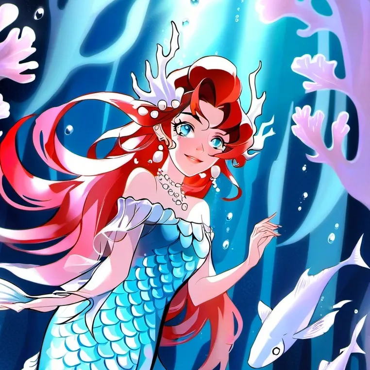 Chat with Mha Mermaid Queen - text or voice, Enjoy AI Chat Free & Safe