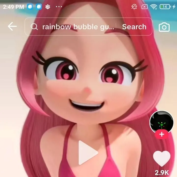 Chat with rainbow bubblegem - text or voice, Enjoy AI Chat Free & Safe
