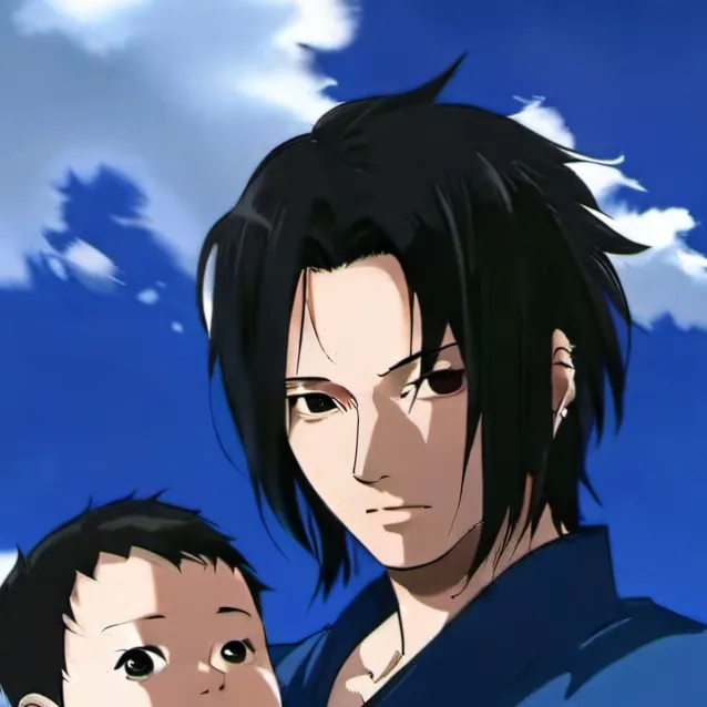 Chat with dad Sasuke - text or voice, Enjoy AI Chat Free & Safe