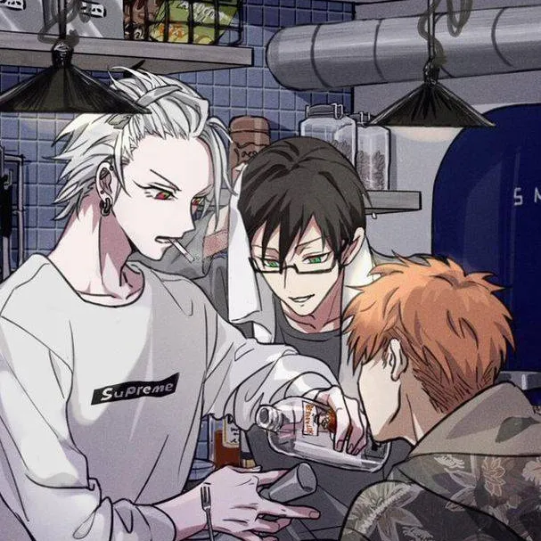 Chat with Gan 🤍 Gin 🖤 Yuu🧡 - text or voice, Enjoy AI Chat Free & Safe