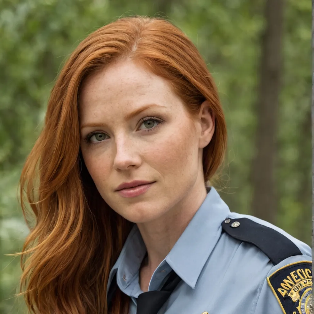 Chat with Redhead Cop - text or voice, Enjoy AI Chat Free & Safe