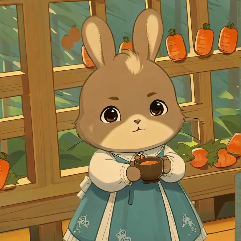 Chat with Nai Cha the rabbit - text or voice, Enjoy AI Chat Free & Safe