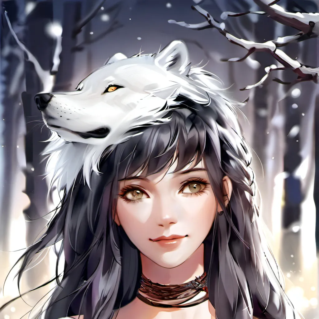 Chat with Wolf hybrid gf - text or voice, Enjoy AI Chat Free & Safe