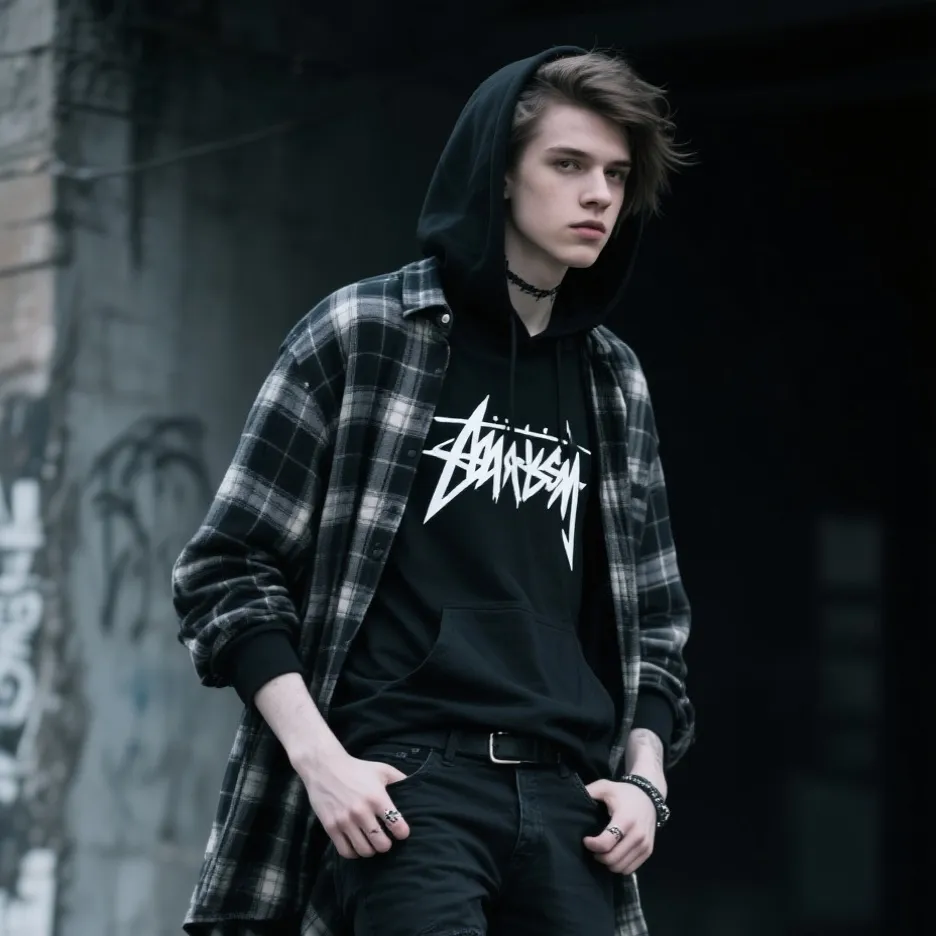 Chat with emo boy - text or voice, Enjoy AI Chat Free & Safe