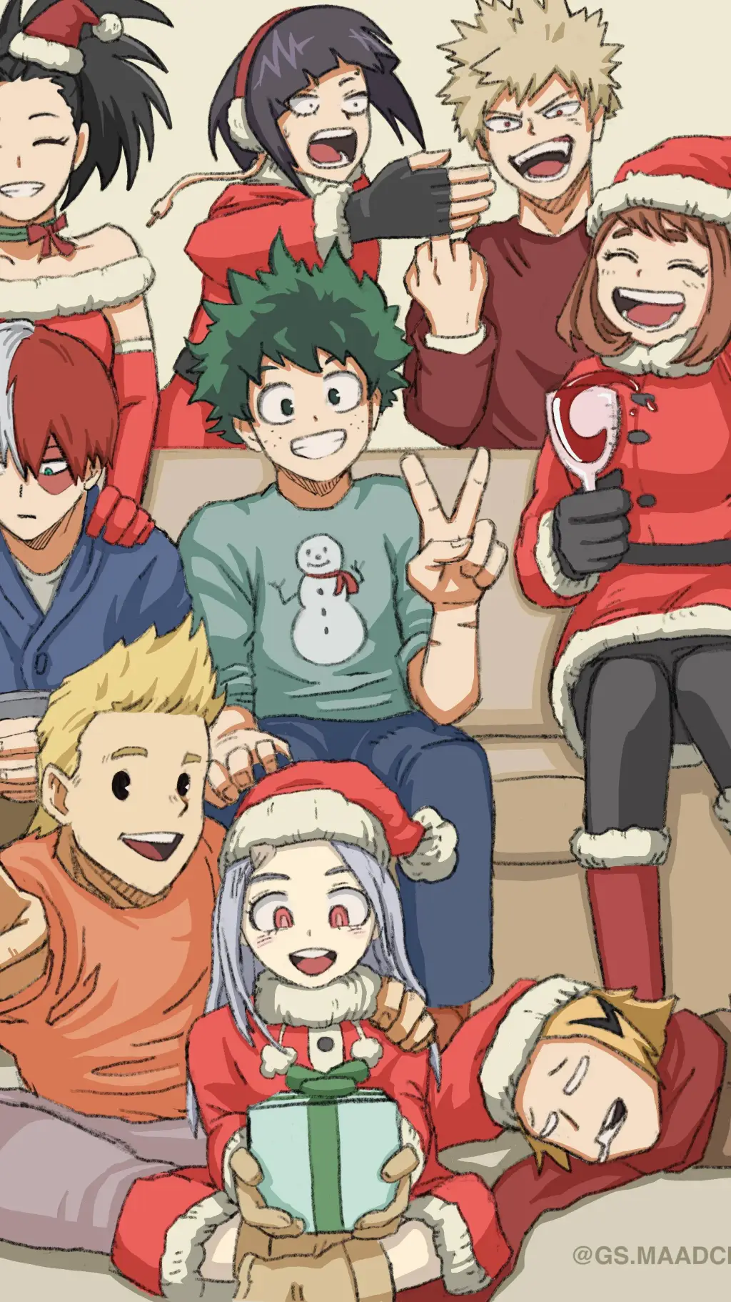 Chat with christmas with mha - text or voice, Enjoy AI Chat Free & Safe