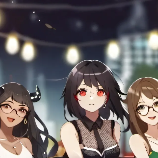 Chat with 3 girls - text or voice, Enjoy AI Chat Free & Safe