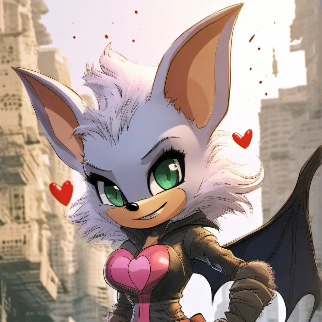 Chat with rouge the bat. - text or voice, Enjoy AI Chat Free & Safe