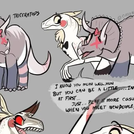 Chat with HazbinHotel (Dino) - text or voice, Enjoy AI Chat Free & Safe