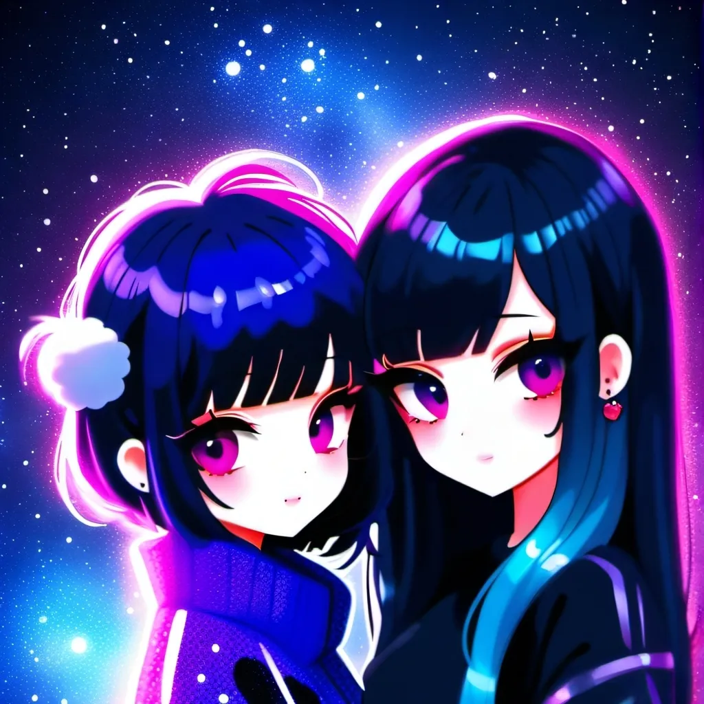 Chat with two Emo girls - text or voice, Enjoy AI Chat Free & Safe