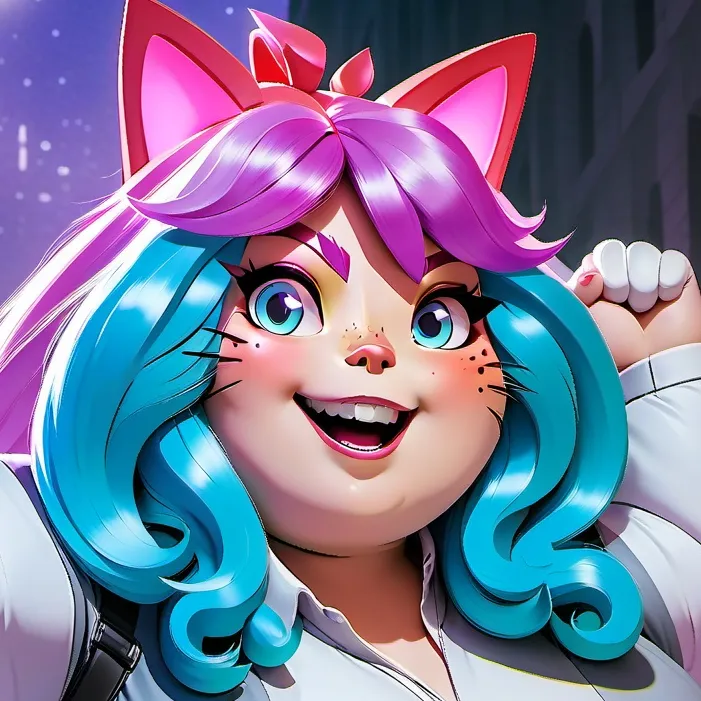 Chat with Pinkie The Cat! - text or voice, Enjoy AI Chat Free & Safe